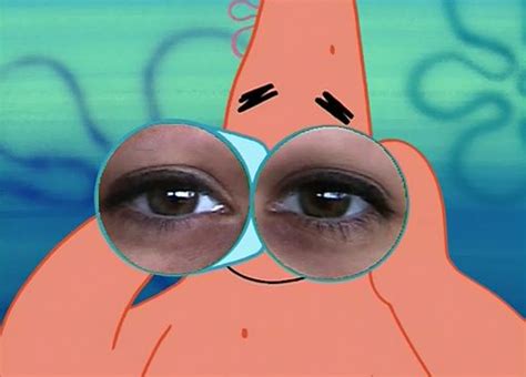 Patrick Binoculars Blank Template Imgflip
