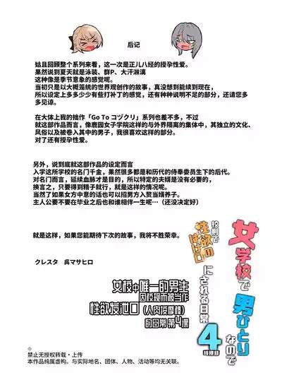 Jogakkou De Otoko Hitori Na Node Kousoku De Seiyoku No Hakeguchi Ni Sareru Nichijou 4 Jigenme