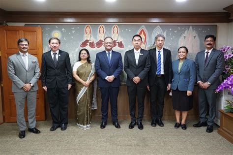 นายนาเคศ สิงห์ H E Mr Nagesh Singh เอกอัครราชทูตอินเดียประจำประเทศไทยเข้าเยี่ยมคารวะ ลมช ใน