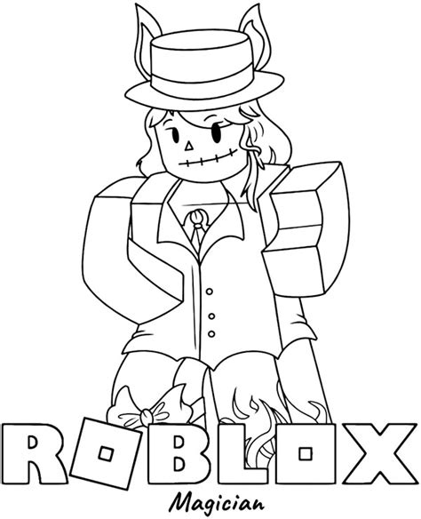Dibujos Para Colorear De Roblox Y Sus Personajes