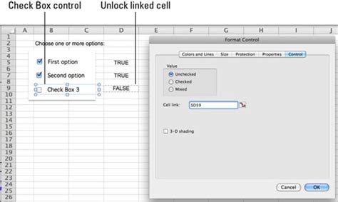 do excel form checkbox work on excel for mac renolasopa