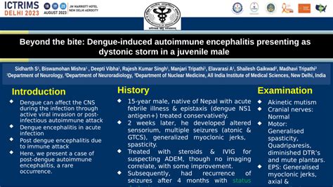 Pdf Dengue Induced Autoimmune Encephalitis Presenting As Dystonic