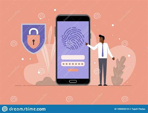 Fingerprint Security Access Control Authorization And Identification Vector Concept