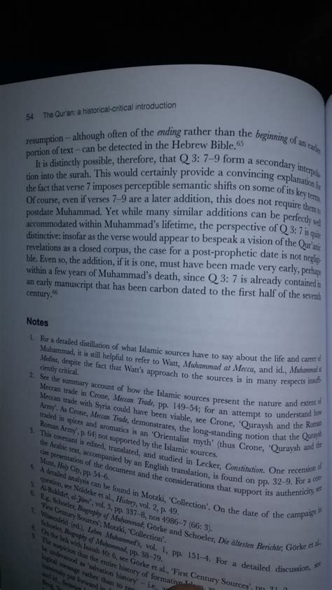 In His Introductory Book On The Quran Nicolai Sinai Right After Doubling Down On His