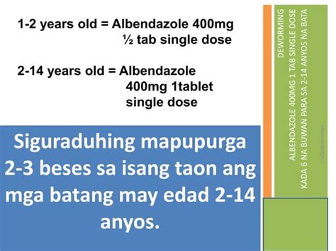 Deworming Program Of Doh Pptx