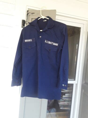 Vintage Uscg Coast Guard Uniform Shirt 4582774009
