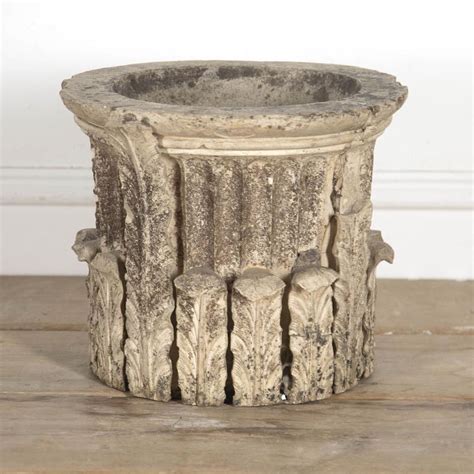 18th Century Coade Stone Capital Ga0918706 Lorfords Antiques
