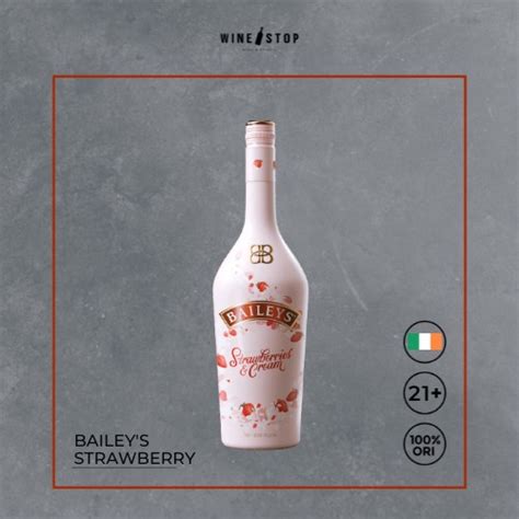 Jual Baileys Strawberry 700ml Shopee Indonesia