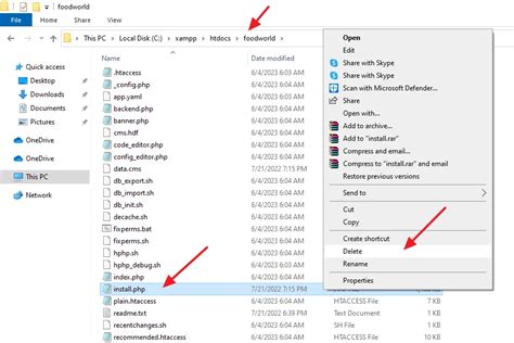 how to install composr cms on xampp in windows