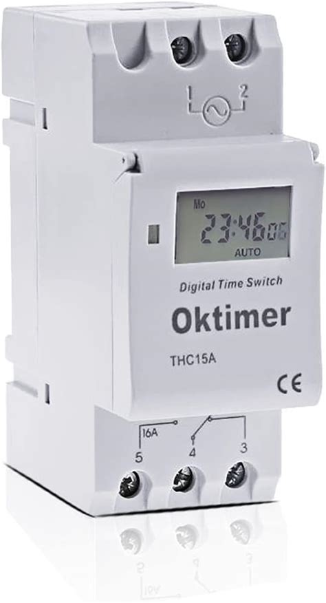 Nycr Thc15a Microcomputer Electronic Programmable Digital Timer Switch Relay Control