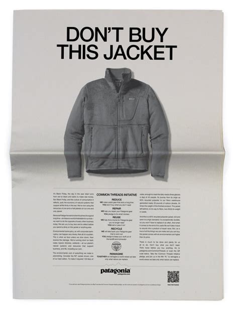 Dont Buy This Jacket Patagonia Adv Campaign Open The Prodir Blog