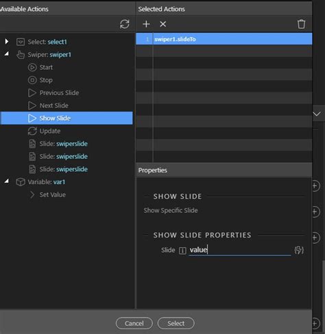 Control Swiper With Select Input Need Help Wappler Community