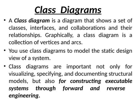 Detailed Info Of Class Diagram In Ooad With Uml Pptx