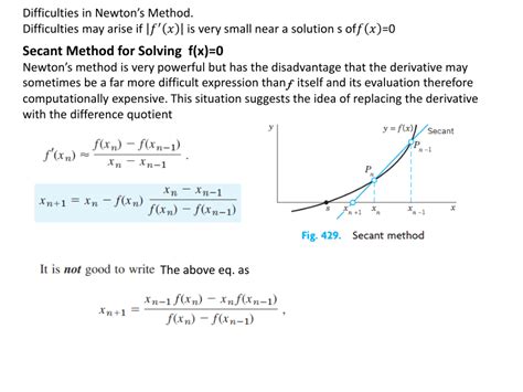 Pdf Secant Method For Solving Fx0