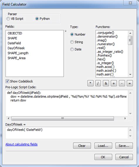 Arcgis Desktop Getting Day And Time From Date Field With Time With Field Calculator