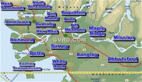 Greater Vancouver Regional Maps
