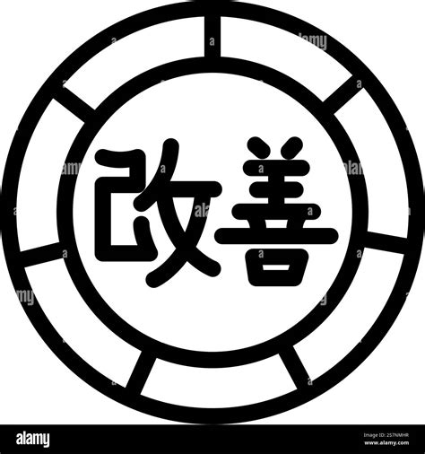Kaizen Manufacturing Engineer Line Icon Vector Kaizen Manufacturing Kaizen Manufacturing Engineer Line Icon Vector Kaizen Manufacturing