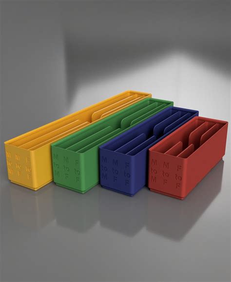 Gridfinity Jumper Wire Bins 3d Model By The Creator On Thangs