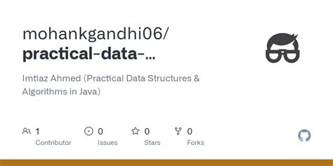 github mohankgandhi06 practical data structures and algorithms in
