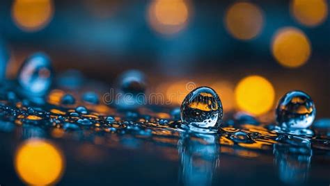 An Abstract Interpretation Of Water Drops On The Ground Stock Illustration Illustration Of