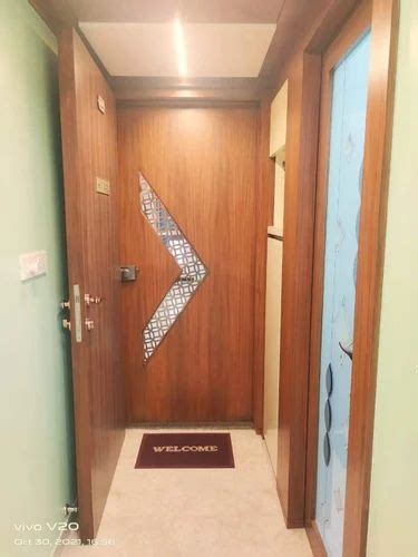 Brown Wooden Safety Door For Home Size 3x7 Ft At ₹ 24500piece In