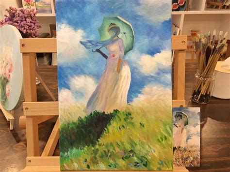 모네 ‘양산을 쓴 여인 모작 네이버 블로그