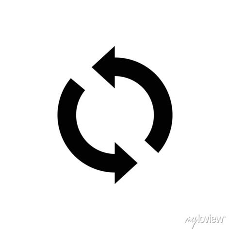 Black Arrows In Circular Motion Arrow Combinations Rotation • Adesivos Para A Parede Esboço