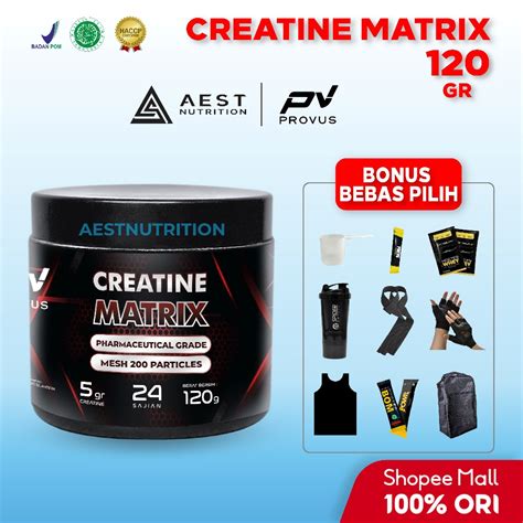 Jual Provus Creatine Matrix 120 Gram Creatine Monohydrate Unflavored