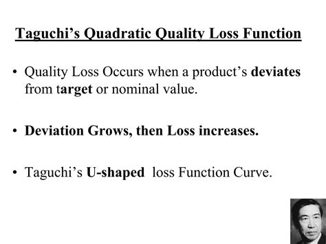 Taguchi Quality Engineering Ppt