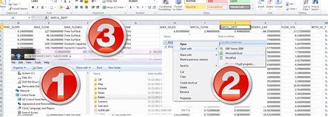 how to use the output relate in excel using h2omap swmm swmm5 icm