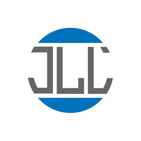 Jll Letter Logo Design On White Background Jll Creative Initials