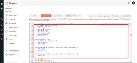 cara membuat slide demo dan download button dengan css di blogger inwepo