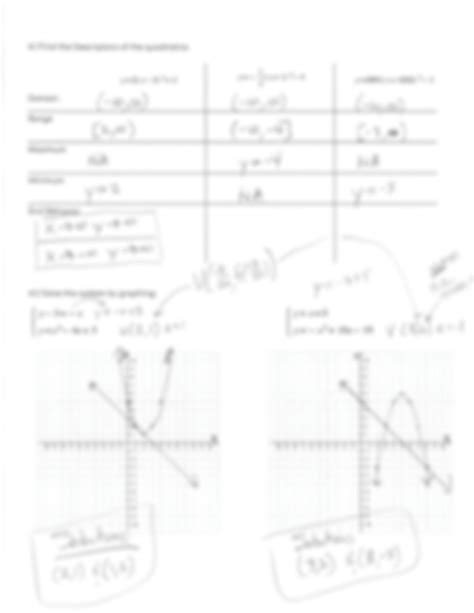 SOLUTION Alg 2 Hw Unit 2 Practice Ws Key Studypool
