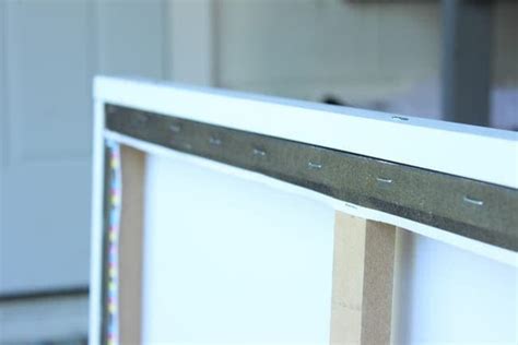 Step By Step Tutorial To Create An Easy Canvas Frame The DIY Playbook