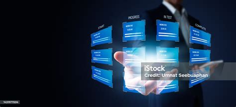 Devops 팀 신속한 변경 점진적 작업 및 반복 절차를 위한 린 프로젝트 관리 솔루션입니다 Kanban 보드 프레임 워크 접근 방식은 개발자와 함께 Pc에서 민첩한