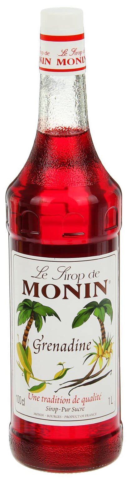 Сироп Monin Гренадин, стекло, 1л — купить в интернет-магазине по низкой ...