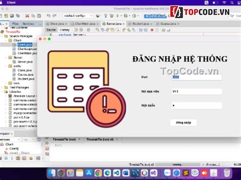 Lập Trình Mạng Socket Tcp Đăng Ký Học Phần
