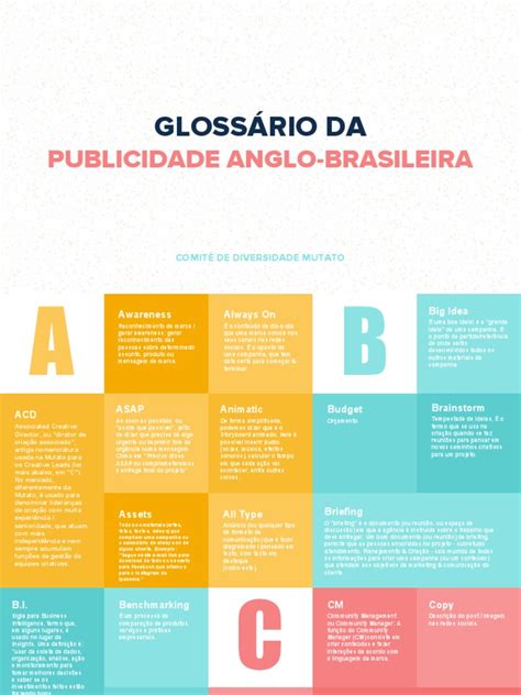 Glossário De Publicidade Anglo Brasileira Pdf Publicidade