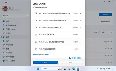 如何在 windows 11 中安装和卸载 rsat 系统极客