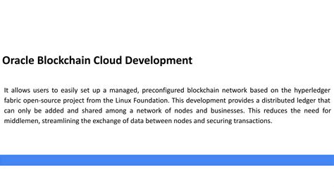 Build Oracle Blockchain Platform With Codezerospdf