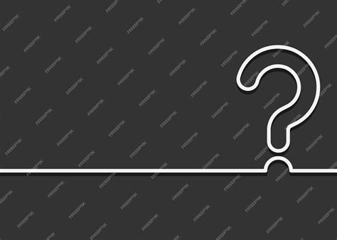 premium vector question mark icon faq concept vector illustration