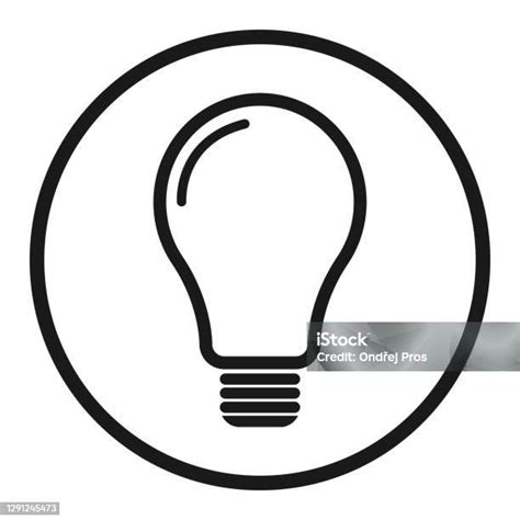 전구 아이콘 전구 에너지 심볼 전기 전력 벡터 일러스트 화이트 백 흑백 디자인에 격리 0명에 대한 스톡 벡터 아트 및 기타 이미지 0명 개념 낙서 드로잉 Istock