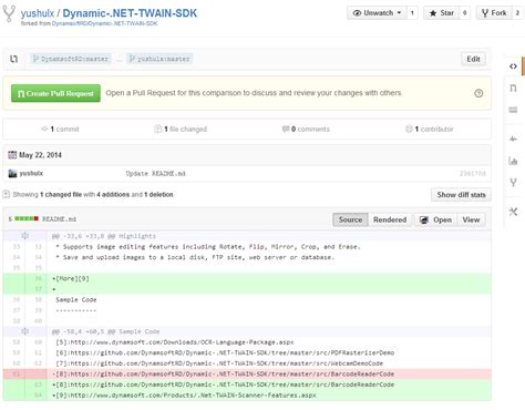 How To Co Work With Git On Sourceforge And Github Dynamsoft