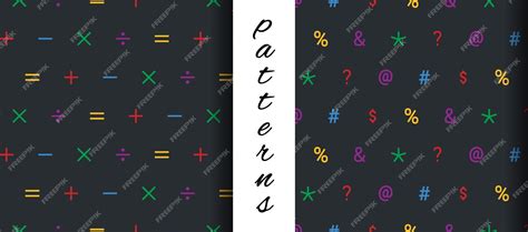 Premium Vector Math Creative Seamless Pattern Design In Vector Art