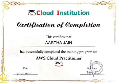 Completed 40 Hours Of Aws Training Aastha Jain Posted On The Topic