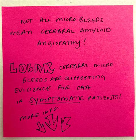 This Edition Of Neuropostitpearls Brought To You By The Master Of Cmb Himself A Charidimou