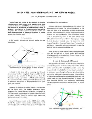 Robotics_Final_Paper_Folza | PDF | Physics | Science
