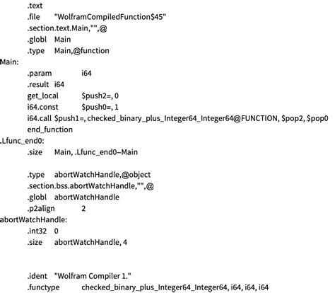 Functioncompileexport—wolfram Language Documentation