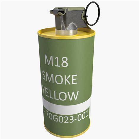 M18 Smoke Grenade 3d Model