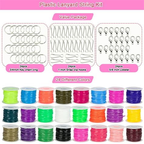 Lanyard String Cridoz Gimp String Kit With 24 Rolls 59 Off